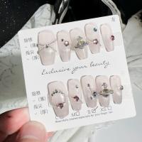 China OEM Popular Design Factory Quality Fake Gel Nails Press On 10 Tips Handmade Artificial Fingernails for sale