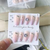 China OEM Popular Design Factory Quality Fake Gel Nails Press On 10 Tips Handmade Artificial Fingernails for sale