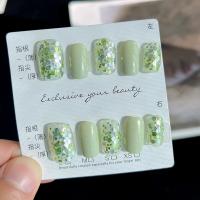 China Manufacturer Wholesale Packaging Fake Nails Luxury Design Custom Short Tips Gel Handmade Press On Nails for sale