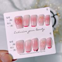 China Beauty Nail Full Cover Acrylic Press On Nails Handmade Tips Box Different Styles for sale