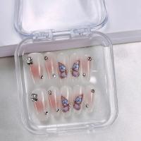 China Wholesale Nail Art Press On Nails Luxury Handmade Acrylic Nail Press On Gel Tips High Quality for sale
