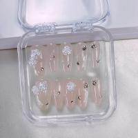 China Wholesale Nail Art Press On Nails Luxury Handmade Acrylic Nail Press On Gel Tips High Quality for sale