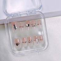 China Wholesale Nail Art Press On Nails Luxury Handmade Acrylic Nail Press On Gel Tips High Quality for sale