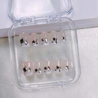 China Wholesale Nail Art Press On Nails Luxury Handmade Acrylic Nail Press On Gel Tips High Quality for sale