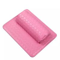 China Manicure Hand Holder Arm Rest with Waterproof Red PU Cushion and Mat Nail Art Cushion for sale