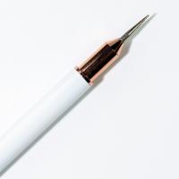 China Double Way Using Wax Carving Pencil Custom Nail Art Dotting Brush Tools White Rhinestone Picker Pen for sale