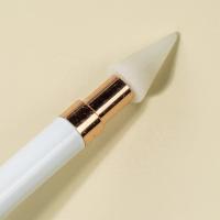 China Wax Pencil Custom Nail Dotting Tool Rhinestone Picker Pen Wax Pencil for sale