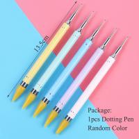 China 2020 Fangxia Dual-ended Nail Wax Dotting Tool Rhinestones Picker Pen Nail Art Dotting Pen for sale