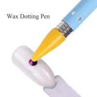 China 2020 Fangxia Dual-ended Nail Wax Dotting Tool Rhinestones Picker Pen Nail Art Dotting Pen for sale