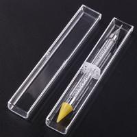 China 2019 Dual-ended Rhinestone Crystals Studs Picker Wax Pencil Pen Crystal Beads Handle Nail Rhinestone Picker Dotting Pen for sale