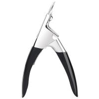 China Factory Wholesale Stainless Steel French U-Shaped Nail Scissors For Cutting False Nail Manicure Tools for sale