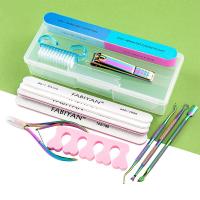 China High Quality Stainless Steel Color Titanium Nail Cutter Set For Manicure & Pedicure Cuticle Remover Tools for sale