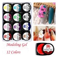 China Custom Logo Soak Off UV LED 4D Solid Building Gel Ideal for Excellent Nail Art Effect for sale