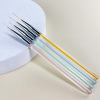 China 2023 Wholesale New Manicure Brush Nail Gel Painting Pen Nail Art Liner Brushes For Nails for sale