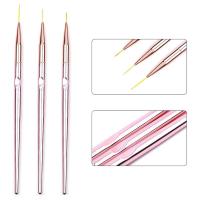 China Hot Selling New Arrival High Quality Plastic Nail Art Liner Brush for sale