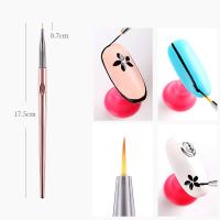 China Hot Selling New Arrival High Quality Plastic Nail Art Liner Brush for sale