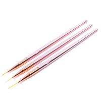 China Hot Selling New Arrival High Quality Plastic Nail Art Liner Brush for sale