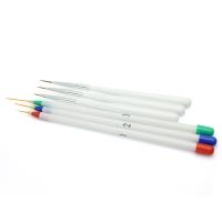 China 3Pcs Professional UV Gel Nail art Flower Brushes Acrylic Liner Nail Art Brushes Set for sale