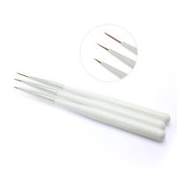 China 3Pcs Professional UV Gel Nail art Flower Brushes Acrylic Liner Nail Art Brushes Set for sale