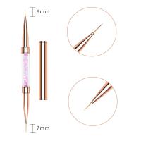 China China Custom Band Double Ended 3D Flower Long Short Liner Ombre Pen Nail Art Liner Brush Set with 5mm 7mm 9mm 11mm 13mm for sale
