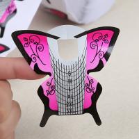 China Private Label Best Selling Nail Form Style Butterfly Builder Extension Nail Art Form for sale