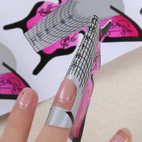 China Private Label Best Selling Nail Form Style Butterfly Builder Extension Nail Art Form for sale