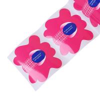 China Nail Beauty Custom Logo Paper Stickers Rolls for Hand Made Acrylic Butterfly Extension for sale
