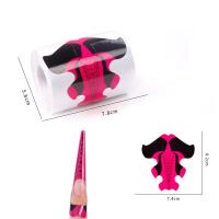China Strong Self Adhesive Private Label Nail Form for 300 Pieces Holographic Nail Art Extension for sale