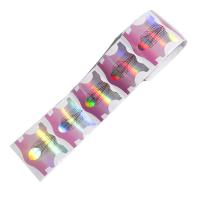 China Hot Selling 500Pcs /Roll Thicker High Sticky Nail Form Stickers Nail Gel Form Dual Long Nail Form for sale