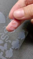 China 2024 New Hot Selling 12pcs Nail Extension Tips Tape Jelly French Tips Tab Nail Adhesive Sticker for sale