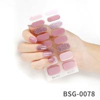 China Hot Sale Nail Stickers Colorful Summer Nail Tips High Quality OEM Butterfly Flower For Girls for sale