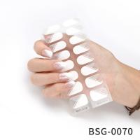 China Hot Sale Nail Stickers Colorful Summer Nail Tips High Quality OEM Butterfly Flower For Girls for sale