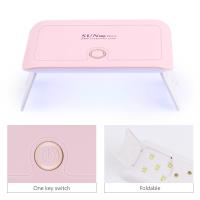 China 24W Mini Mouse Portable UV Nail Polish Lamp for Pink Color LED Nail Gel Dryer Light for sale