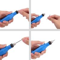China UK Plugs Type 7 Colors Portable Mini Nail Drill Pen Low Noise Manicure Polisher Machine for sale