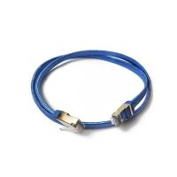 China Gigabit Braided Network Cat6A Ethernet Patch Cable 500MHz 23/24//26AWG for sale