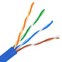 China PVC Jacketed Cat6a Cable Roll 24AWG 500m Network Cable Roll Cat6 Unshielded for sale