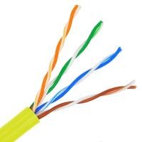 China PVC Jacketed Cat6a Cable Roll 24AWG 500m Network Cable Roll Cat6 Unshielded for sale