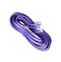 China Outer Diameter 6.0mm Landline Telephone Cable 10 Feet Customized for sale