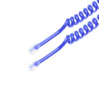 China Copper Conductor 30V Landline Phone Wire RJ11 Connector Handset Phone Cable for sale