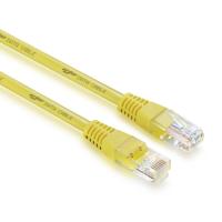 China Yellow RJ45 Cat 6 Ethernet Patch Cable 15m 10m Cat6 Computer Cable PVC Jacket for sale