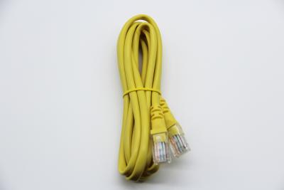 China Gold Plated Cat5 Ethernet Patch Cable 30V 24 AWG Bulk Packaging Unshielded CCS Cable for sale