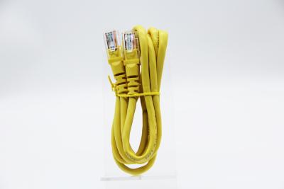 China Customized Cat5E Ethernet Patch Cable CCS Conductor 24 AWG Wire Gauge Gold Plated Connectors Bulk Packaging for sale