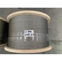 China Stainless Steel Wire Rope Stainless Steel Aircraft Cable Wire Rope 7x19 Type 304 for sale