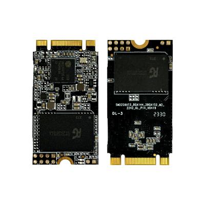 China Noise Free M.2 SATA SSD 1TB 2TB SATA3 TLC Hard Disk 128GB to 512GB For Laptop for sale