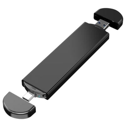 China Type C USB3.0 SSD External Hard Drive M.2 Nvme Sata Dual Interface Design For Laptop for sale