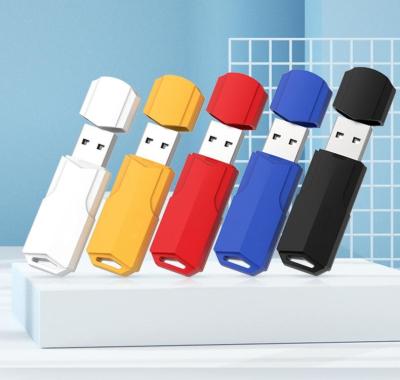 China Plug And Play USB 3.0 Pen Drive 64GB 128GB Plastic Flash Stick Customized Logo for sale