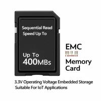 China Sequential Read Speed Up To 400MBs EMMC Memory Card 3.3V Operating Voltage Embedded Storage Suitable For IoT Applications for sale