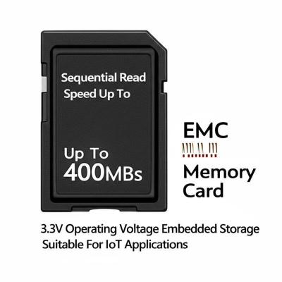 China Sequential Read Speed Up To 400MBs EMMC Memory Card 3.3V Operating Voltage Embedded Storage Suitable For IoT Applications for sale