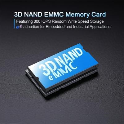 China 3D NAND EMMC Memory Card Featuring 000 IOPS Random Write Speed Storage Solution for Embedded and Industrial Applications for sale
