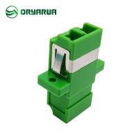 China Fiber Optic Adaptor LC Duplex Flange Flangeless  One Piece Type for sale